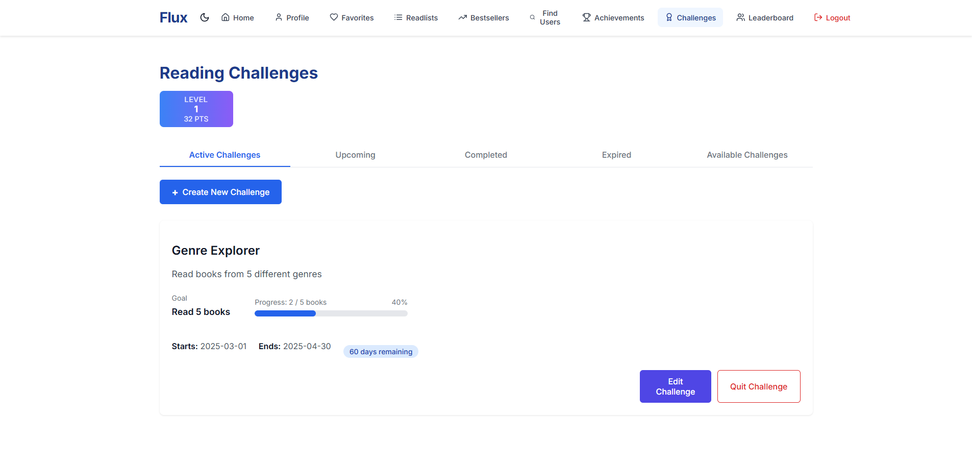 Flux - Your Book App